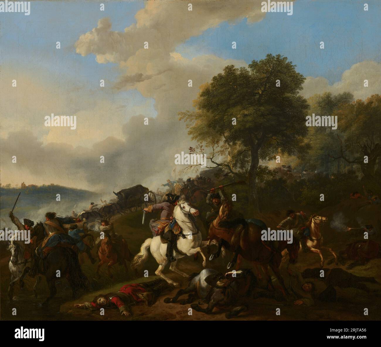 Ambushing a Convoy between circa 1670 and circa 1690 by Jan van ...