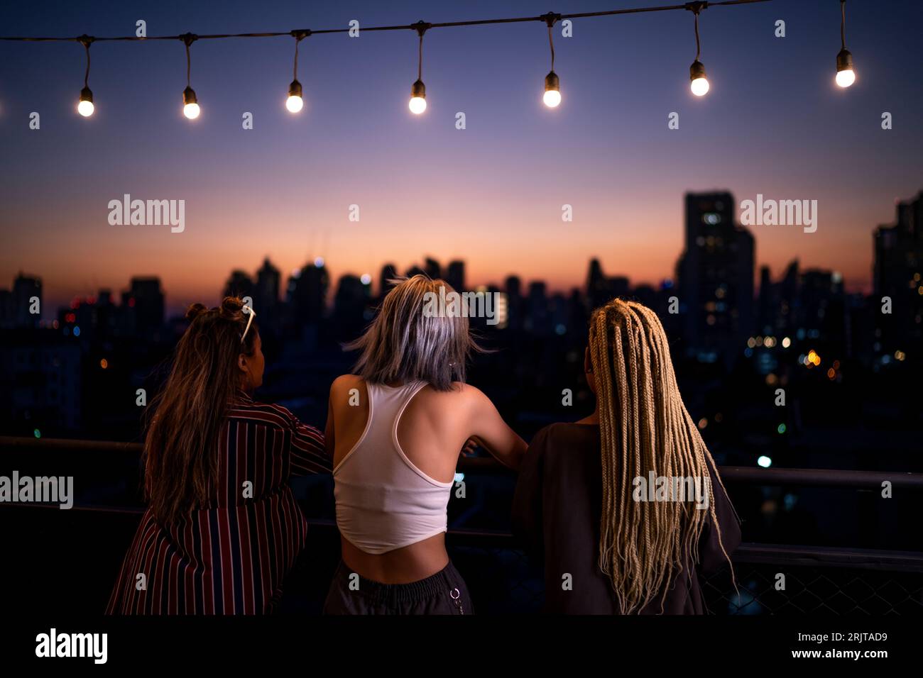 Lights rooftop hi-res stock photography and images - Alamy