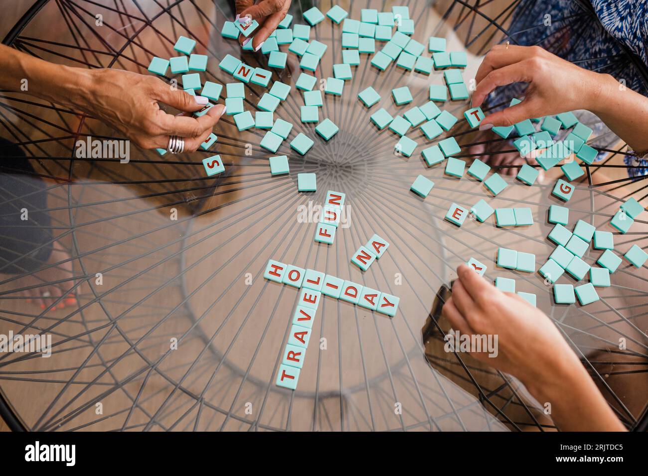 Hands woman playing game hi-res stock photography and images - Alamy
