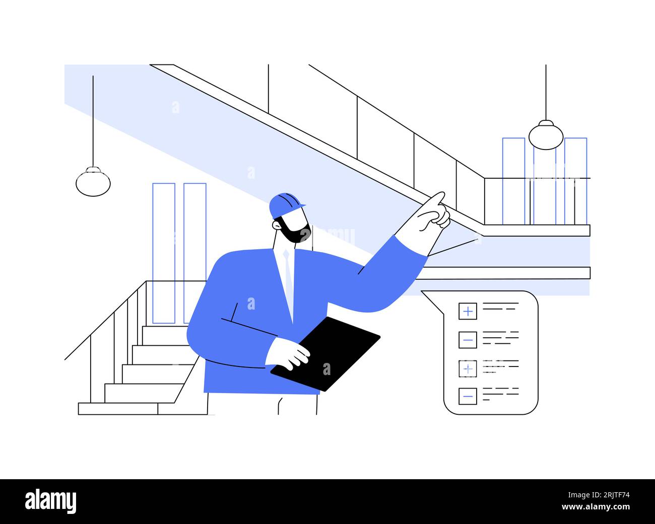 Building inspection abstract concept vector illustration Stock Vector ...