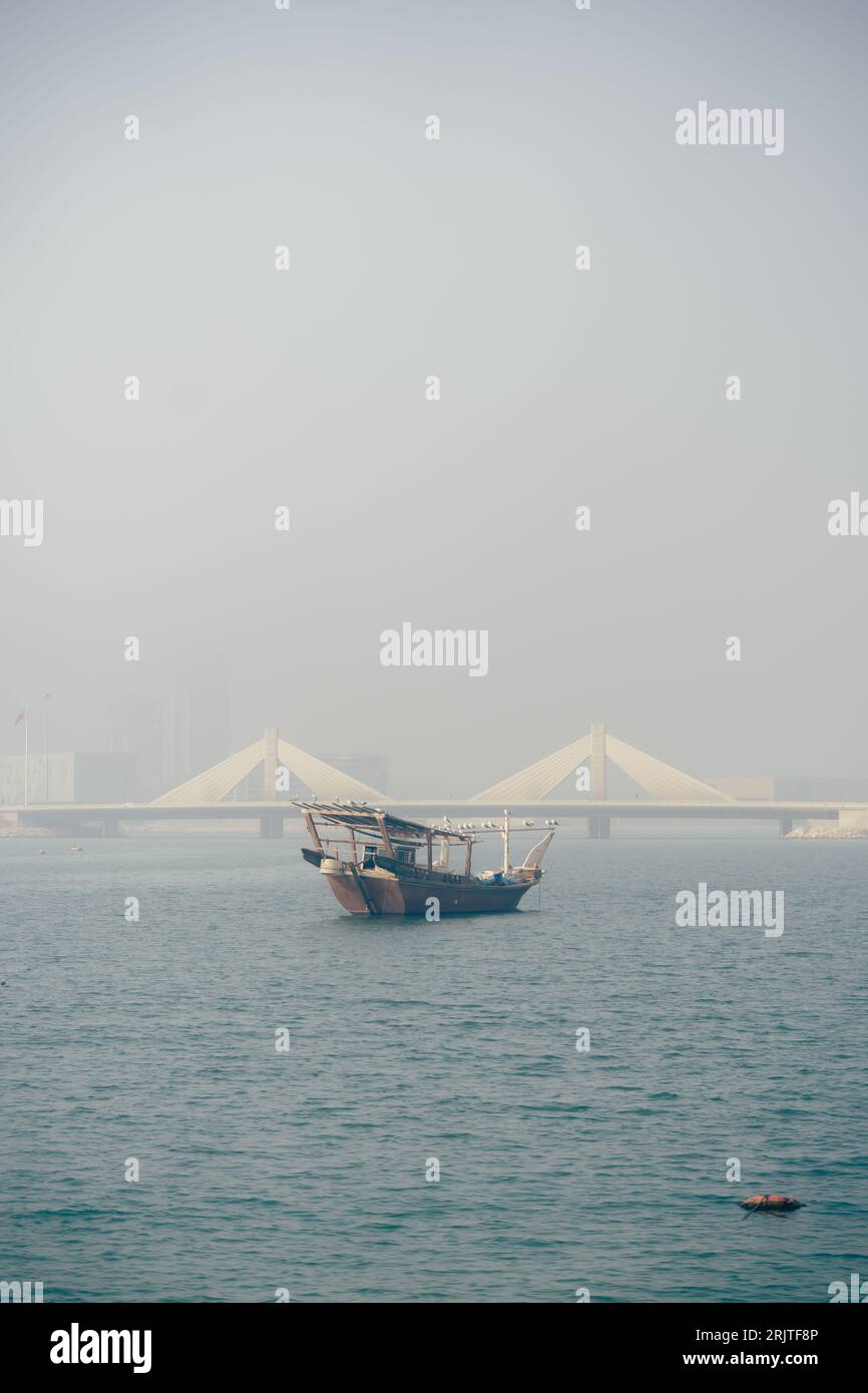 Traditional boat of bahrain hi-res stock photography and images - Alamy
