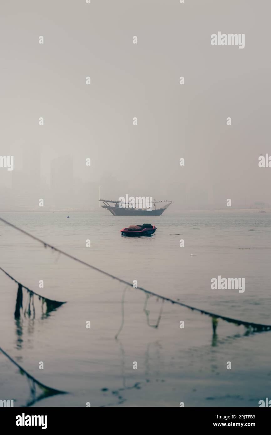 Traditional boat of bahrain hi-res stock photography and images - Alamy