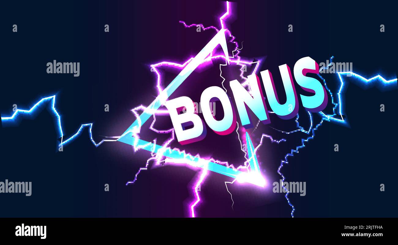 Web banner Bonus sign letters 3d isolated design elements with ...