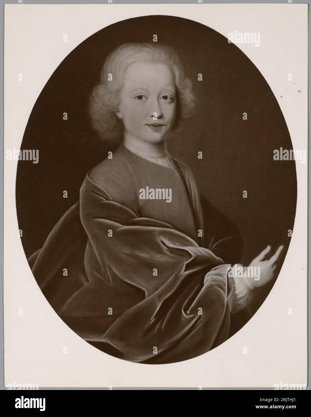 Portrait painting of Cornelis van Scheltinga 1728 by Bernard Accama ...