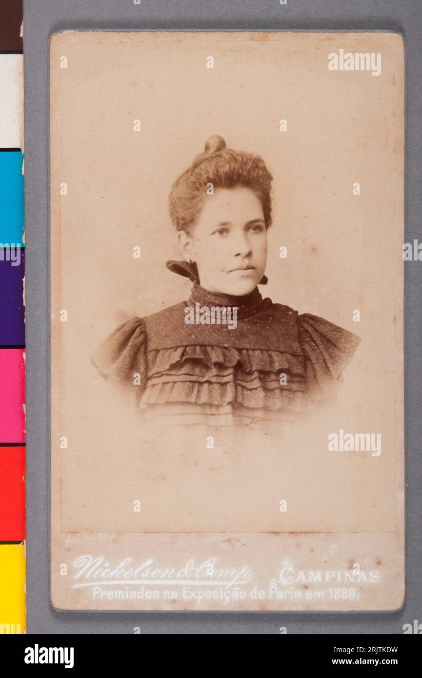 Mulher Anônima (70) 1896 by Julius Nickelsen Stock Photo - Alamy