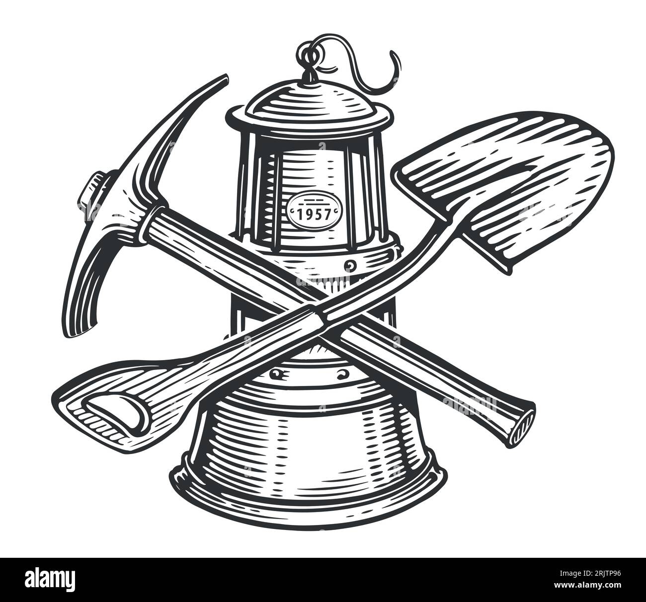 Coal picker Stock Vector Images - Alamy