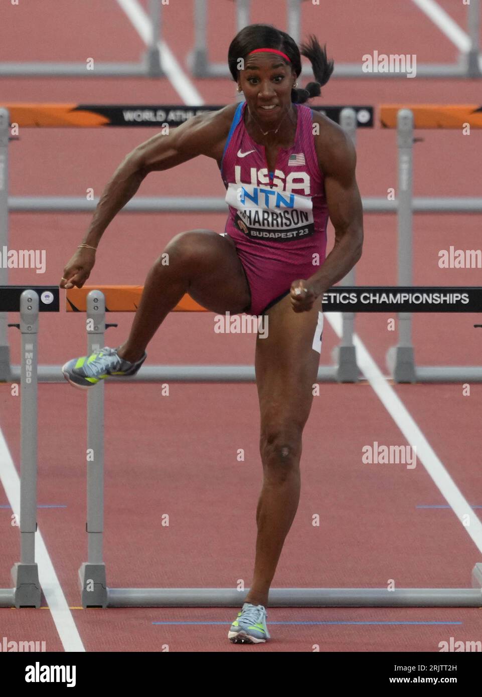 Kendra HARRISON of USA Heat 2 100 METRES HURDLES WOMENduring the World ...