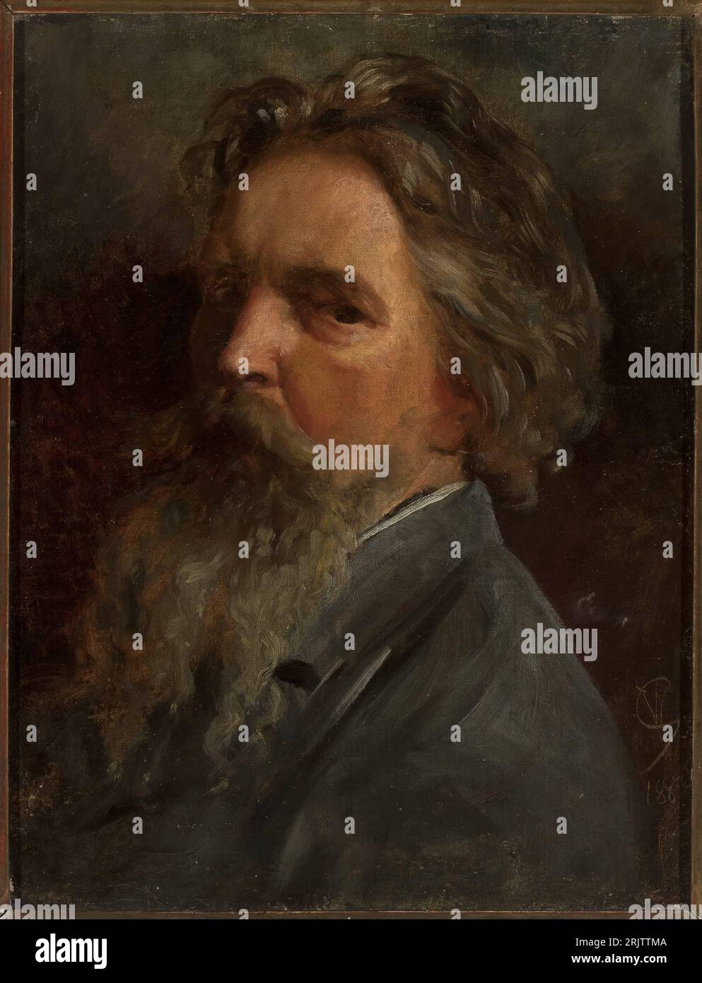 Self-portrait 1885 by Wojciech Gerson Stock Photo - Alamy