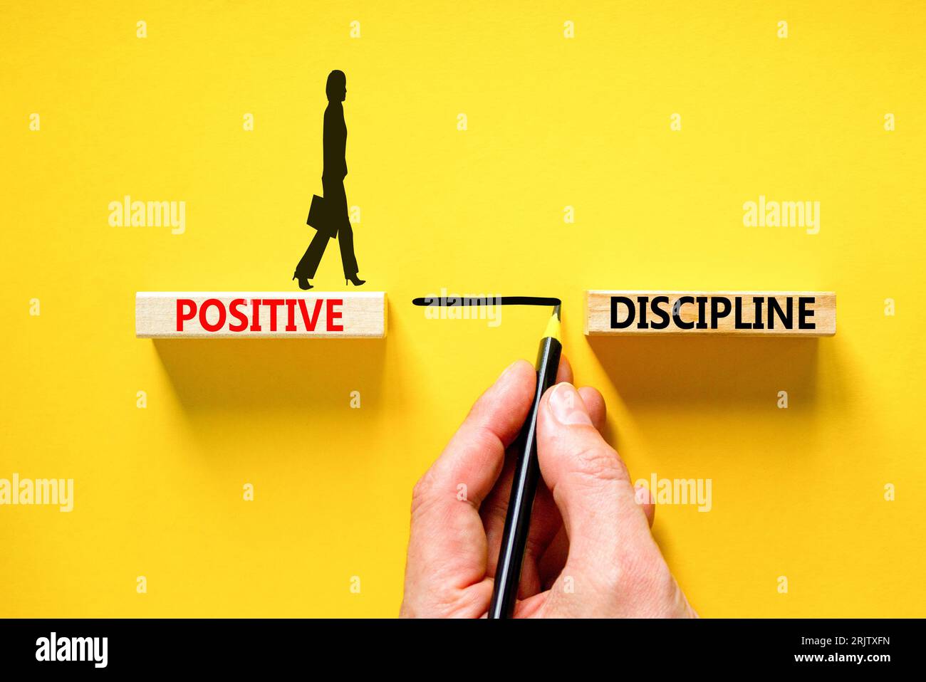 Positive discipline symbol. Concept words Positive discipline on ...