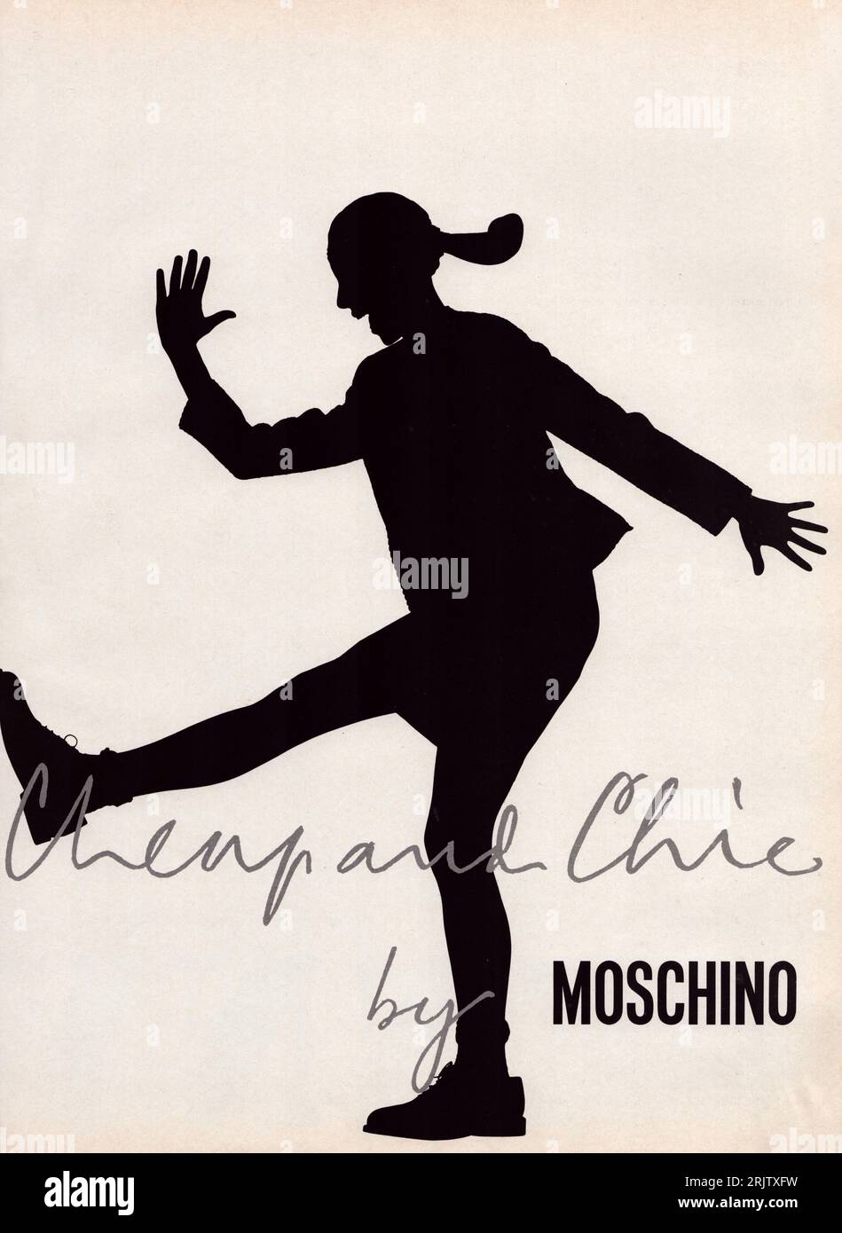 Cheap and Chic by Moschino French advertisement Moschino French ...