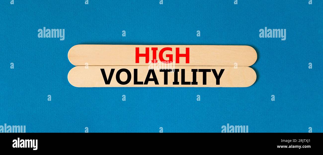 High volatility symbol. Concept words High volatility on beautiful ...