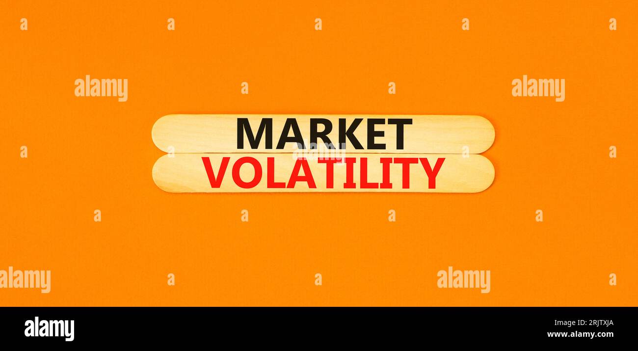 Market volatility symbol. Concept words Market volatility on beautiful ...