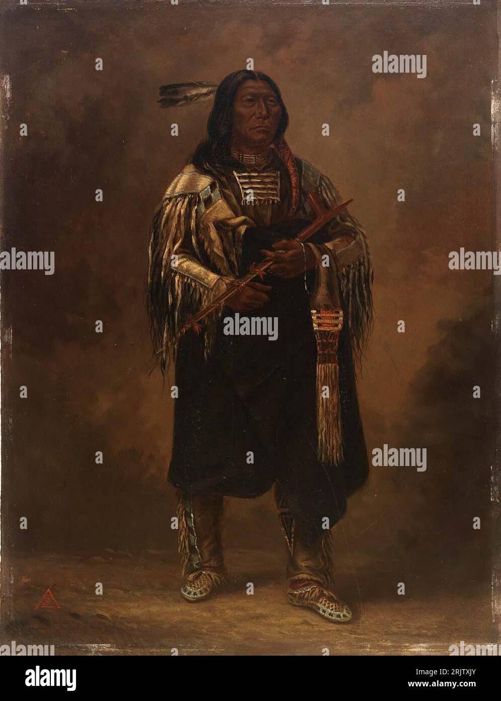 Tatanka (Buffalo) circa 1887 by Antonio Zeno Shindler Stock Photo - Alamy