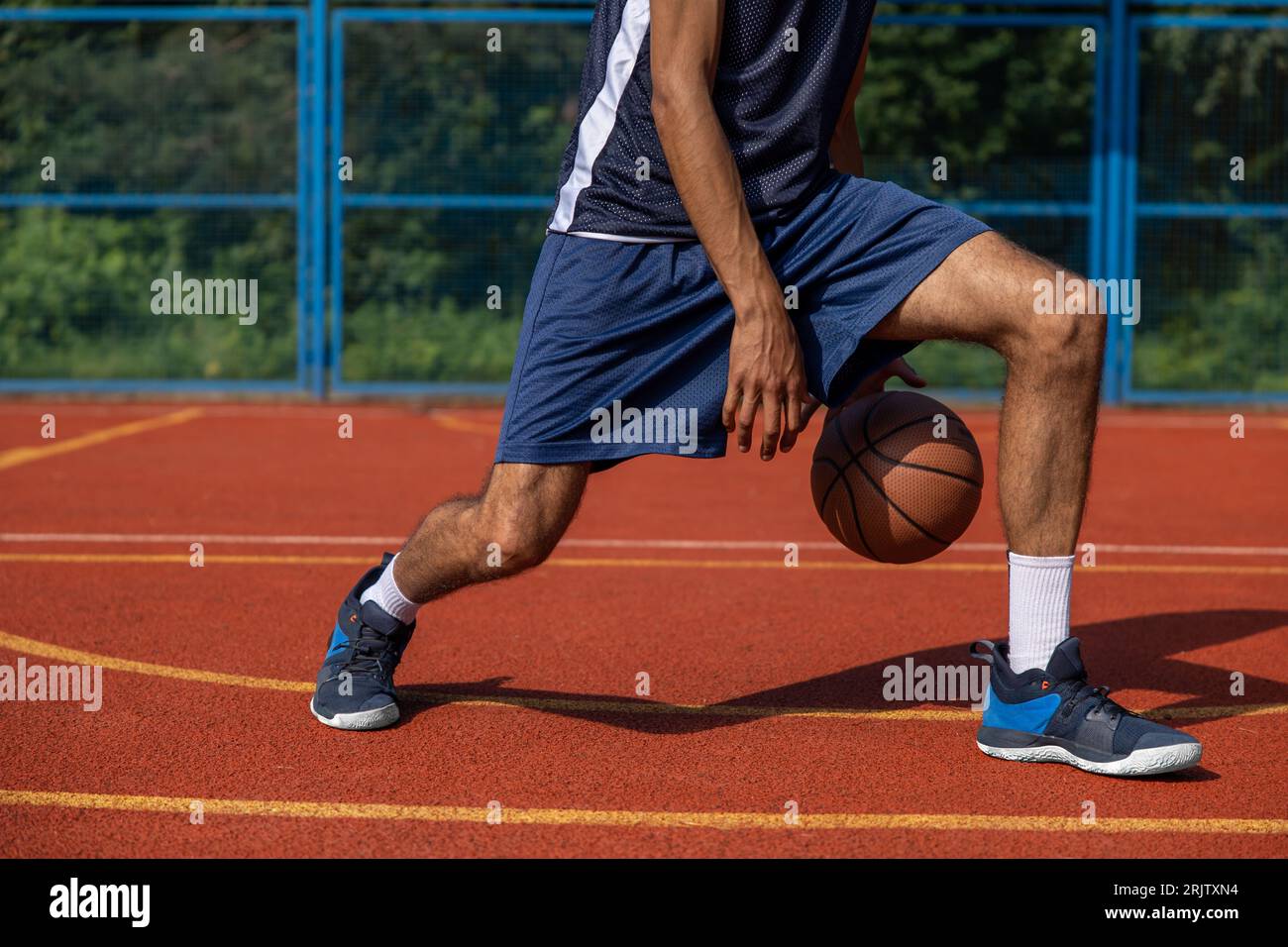 Muscular legs unrecognizable basketball hi-res stock photography and ...