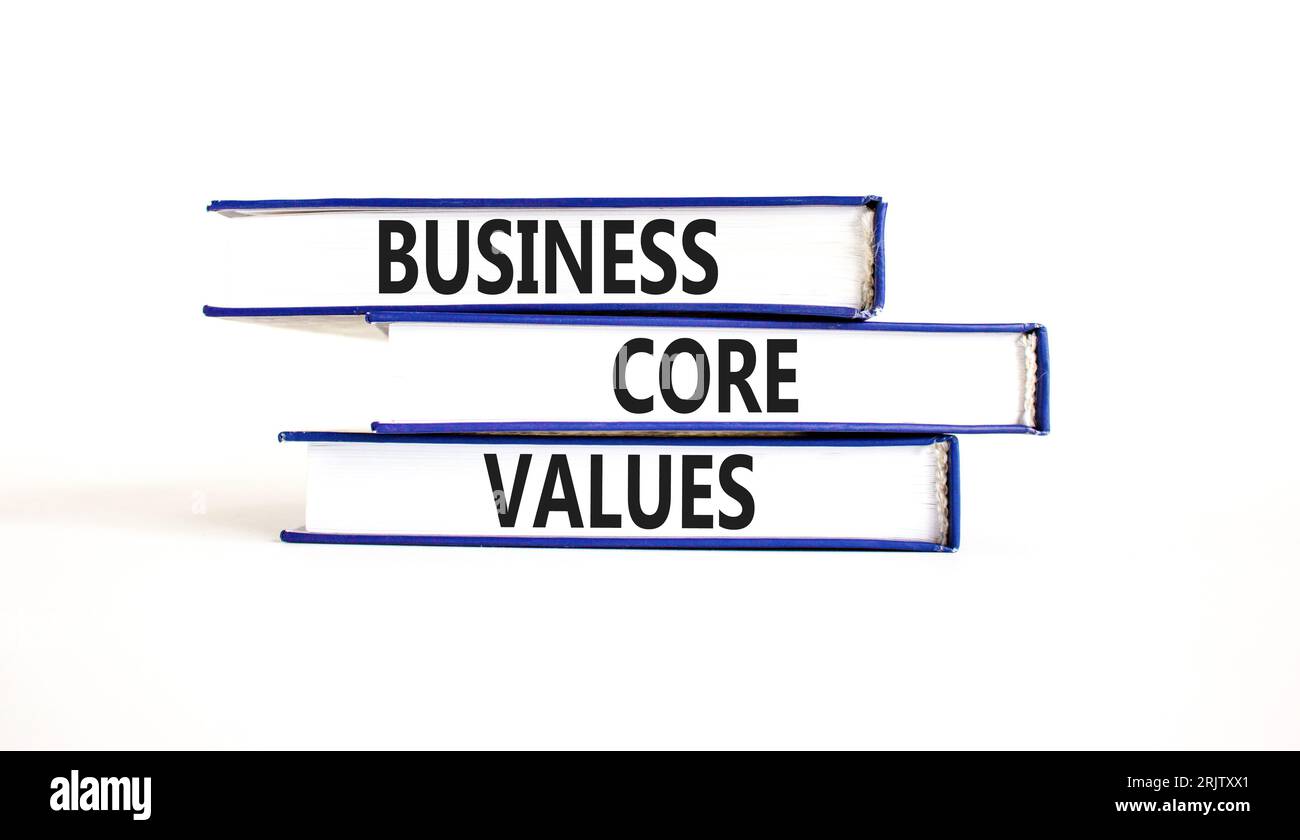 Business core values symbol. Concept words Business core values on ...