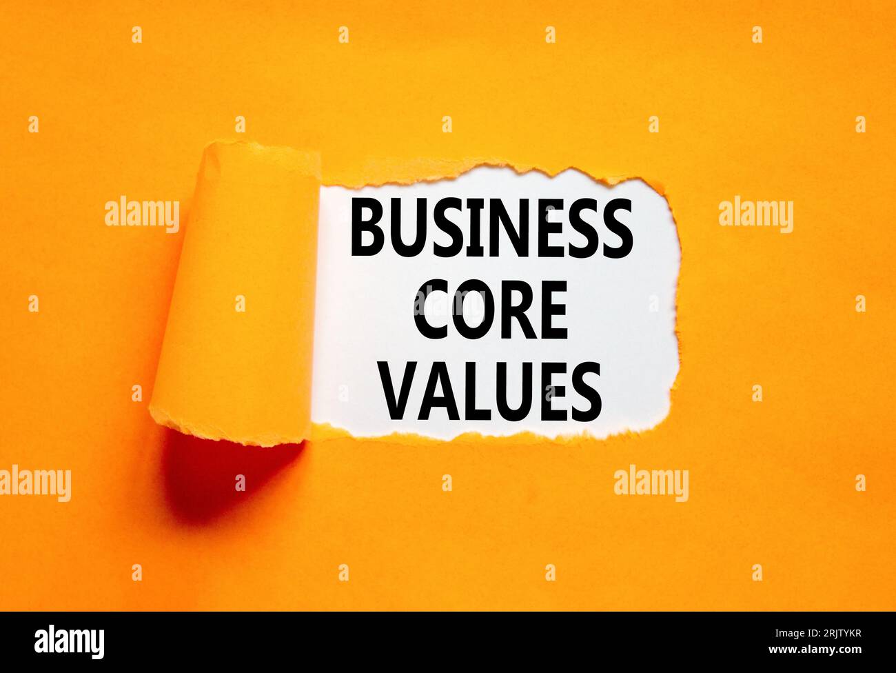 Business core values symbol. Concept words Business core values on ...