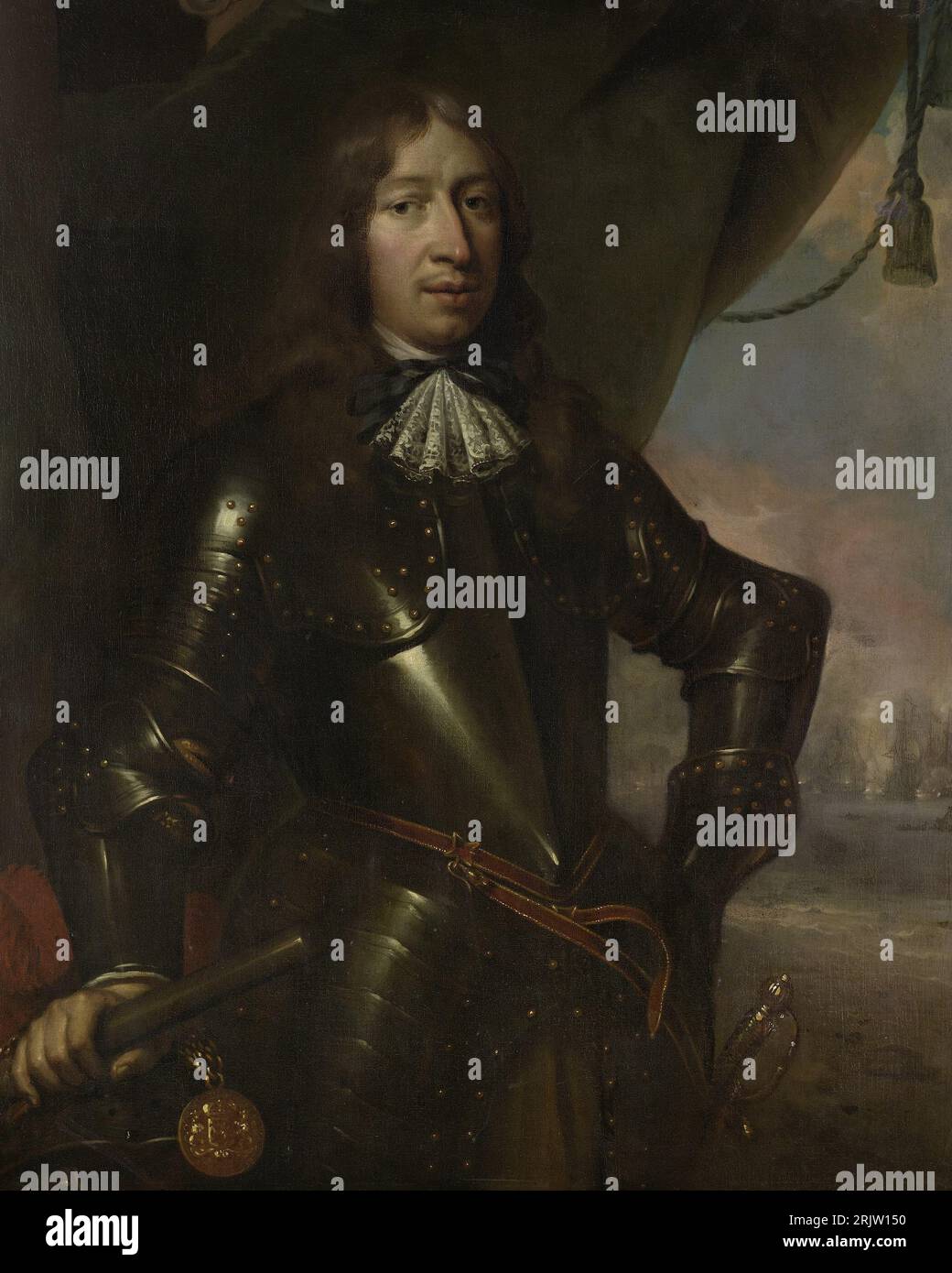 Portrait of Willem Joseph Baron van Ghent (1626-72), vice-admiral ...