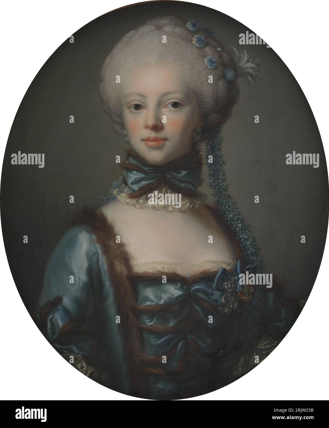 Portrait of Countess Eleonora Agnes Scheel, neé Raben 1768 by Peder Als ...
