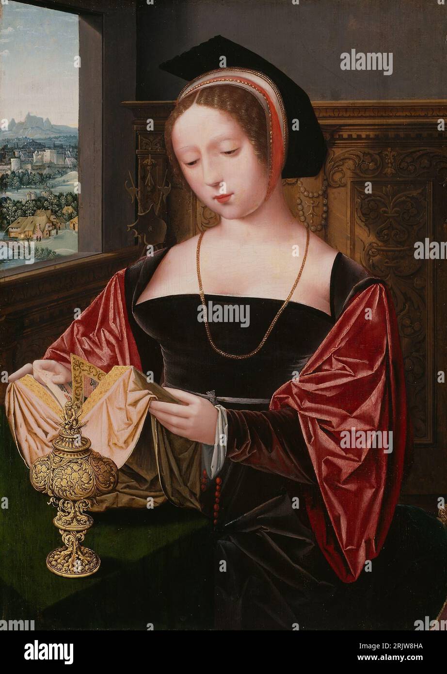 A Lady Reading as Mary Magdalene between 1520 and 1530 by Master of the ...