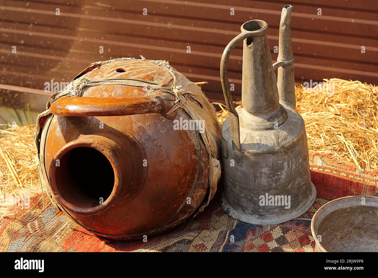traditional image of a jug and a jar Stock Photo - Alamy