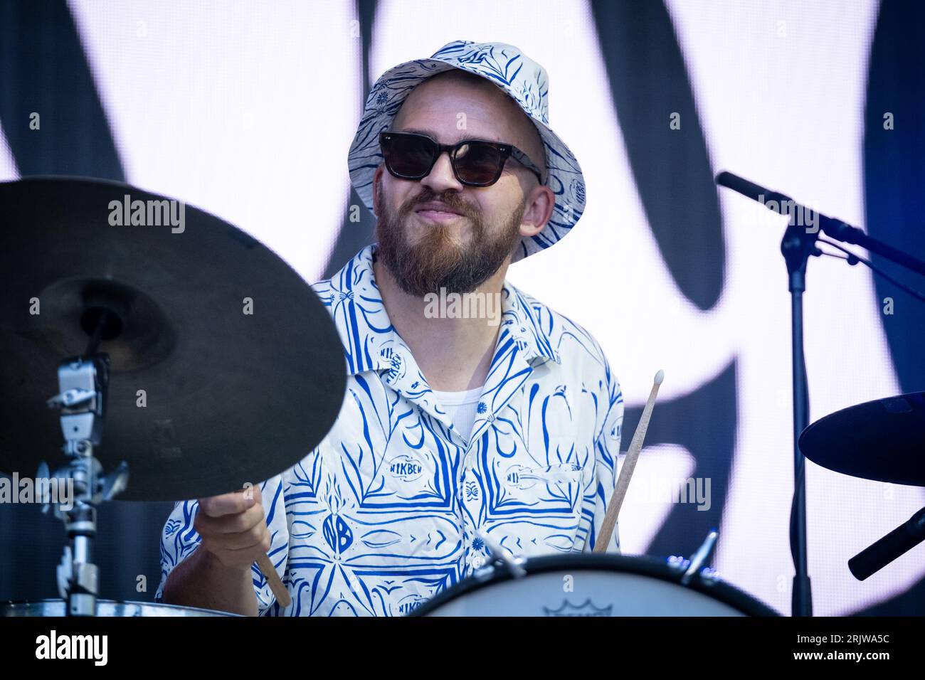 Trondheim, Norway. 19th, August 2023. The Swedish band Dina Ögon ...