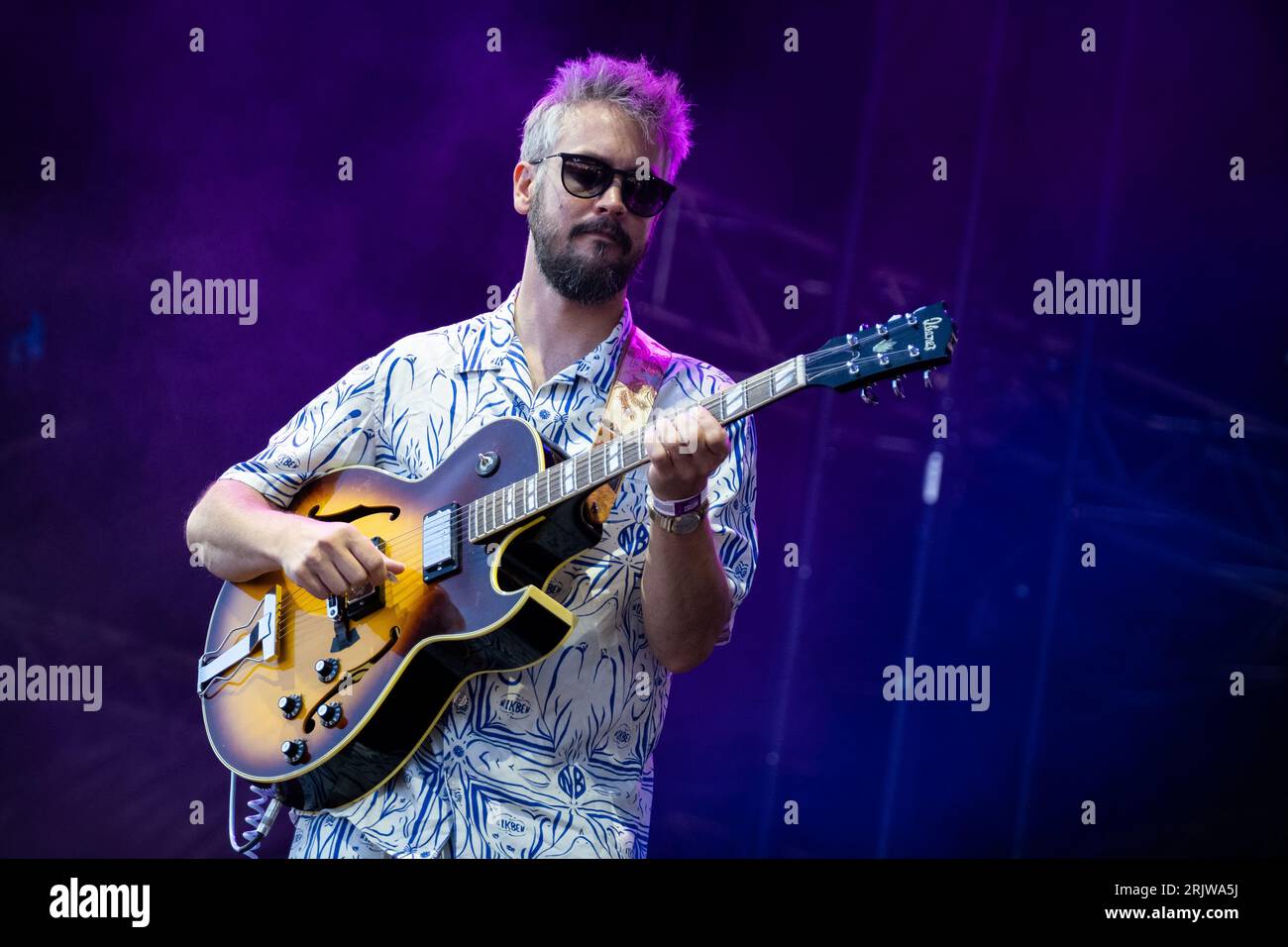 Trondheim, Norway. 19th, August 2023. The Swedish band Dina Ögon ...