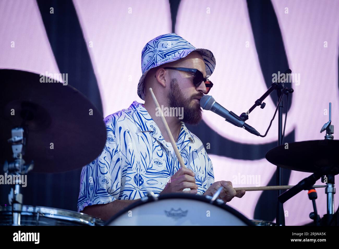 Trondheim, Norway. 19th, August 2023. The Swedish band Dina Ögon ...