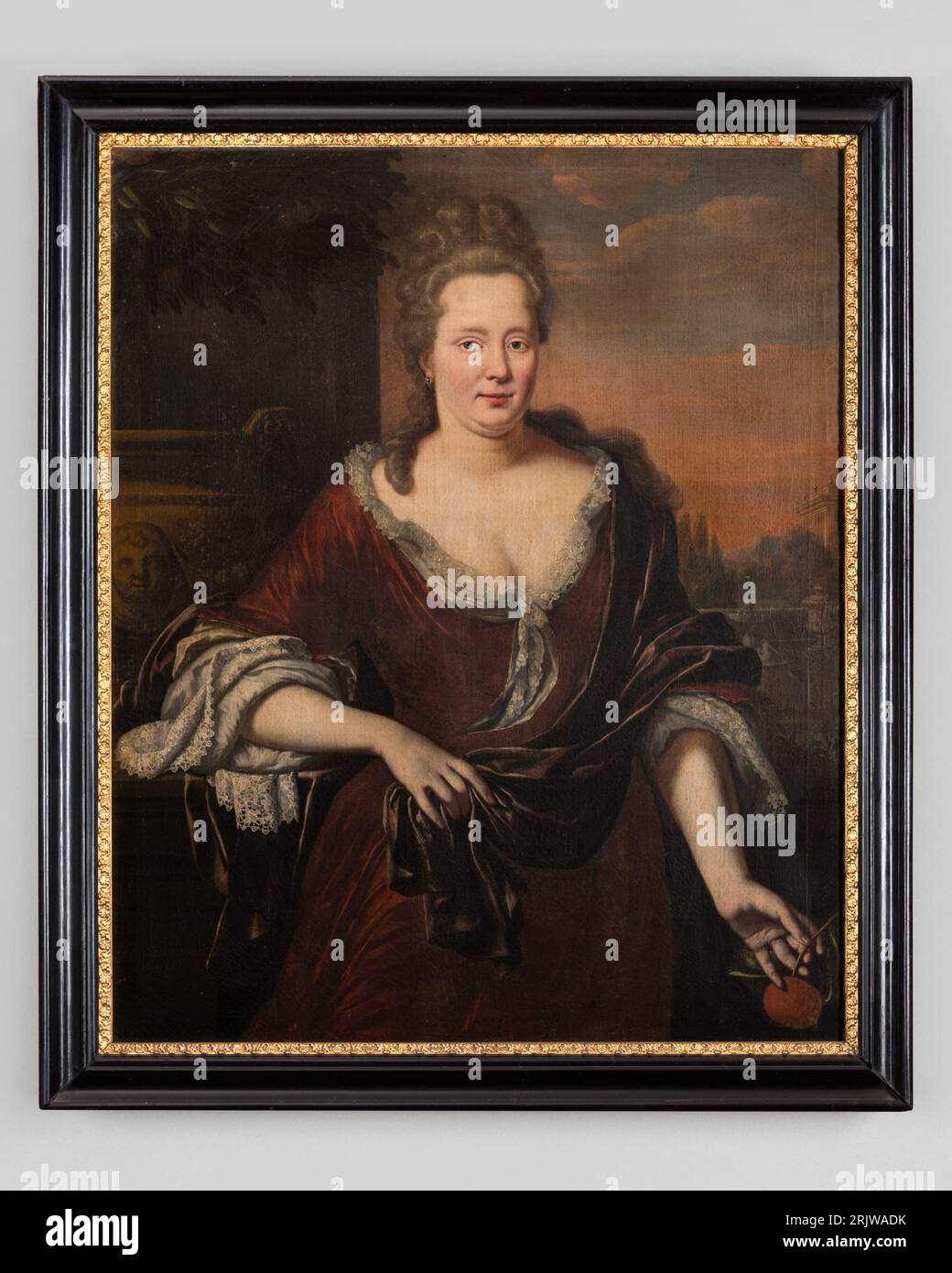 Portrait of Josina Clant tot Stedum (1660-1731) 1696 by Hermannus ...