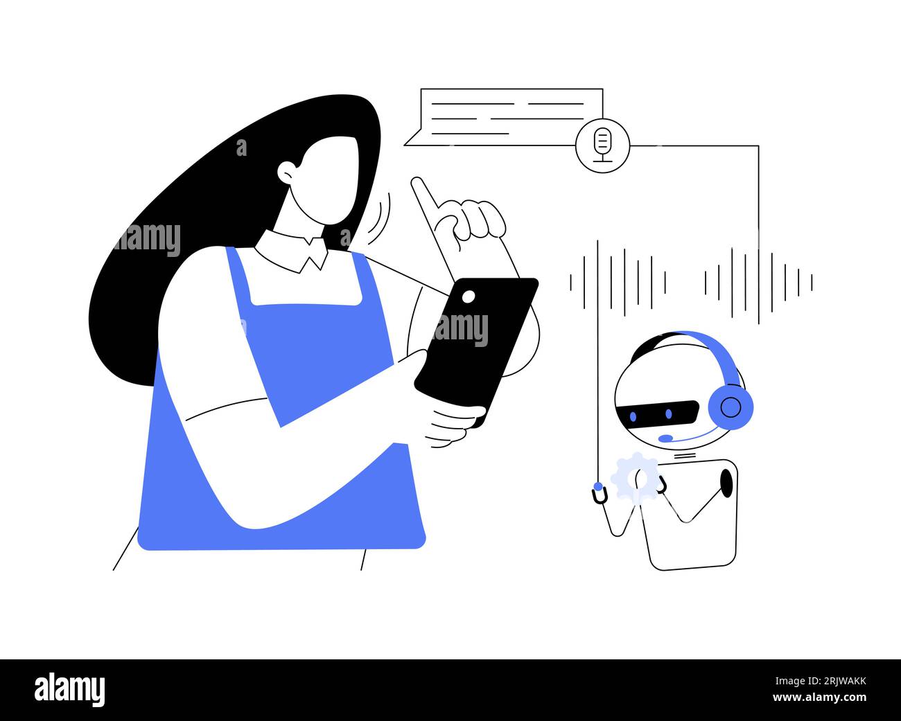 Speech recognition abstract concept vector illustration Stock Vector ...