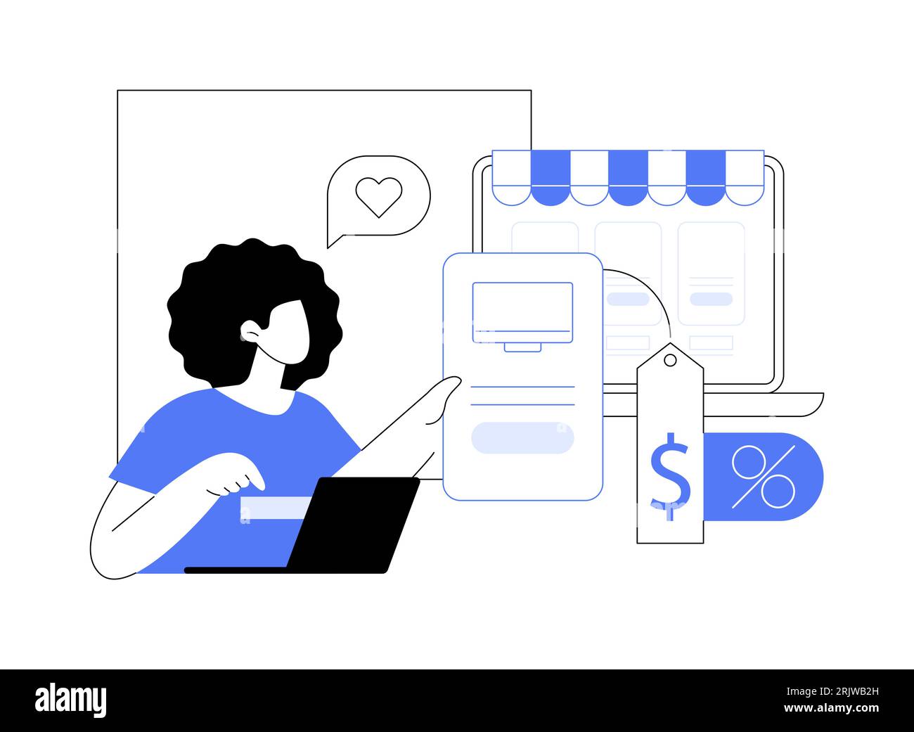 Personalized customer experience abstract concept vector illustration ...