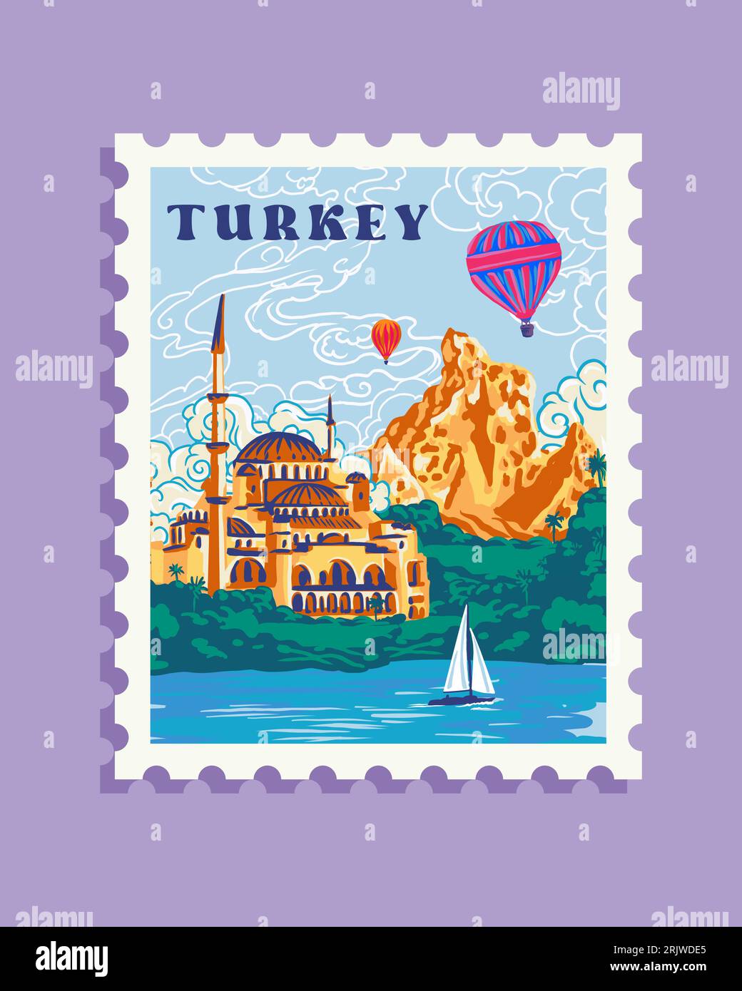 Old turkish map Stock Vector Images - Alamy
