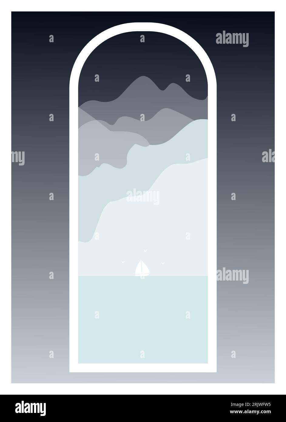 View landscape north sea Cut Out Stock Images & Pictures - Alamy