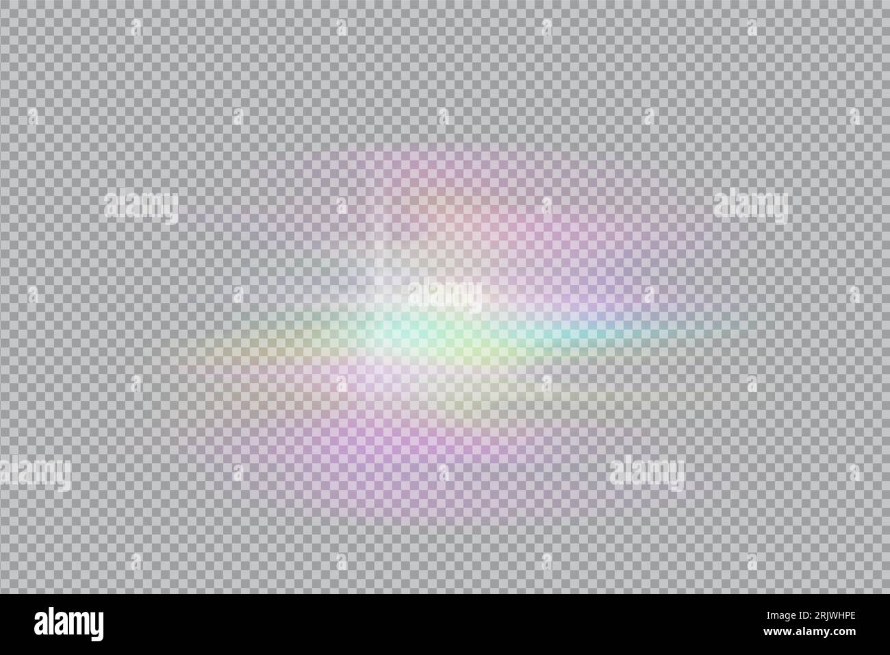 prism rainbow light. Overlay light effect.Stock vector illustration in ...