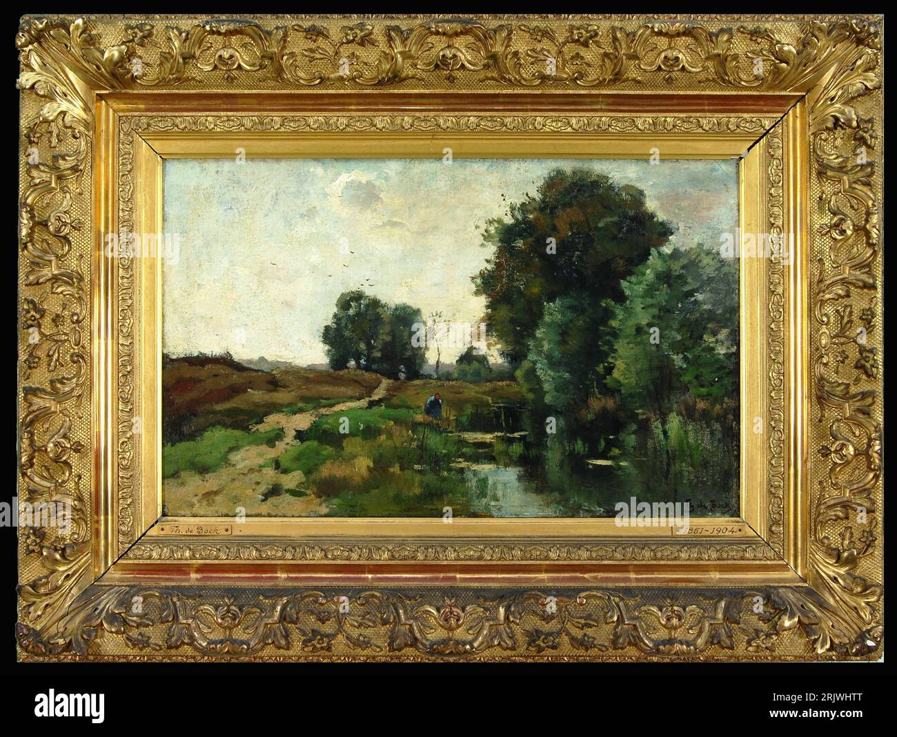 Gelders landschap by Théophile de Bock Stock Photo - Alamy