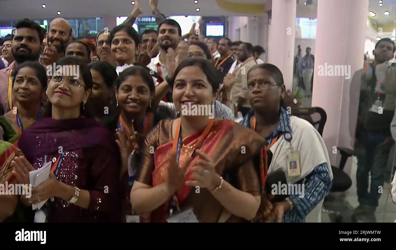 Bengaluru, India. 23rd Aug, 2023. Indian Space Research Organization ...