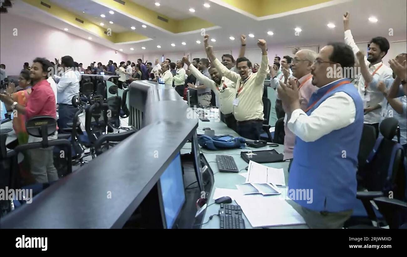 Bengaluru, India. 23rd Aug, 2023. Indian Space Research Organization ...