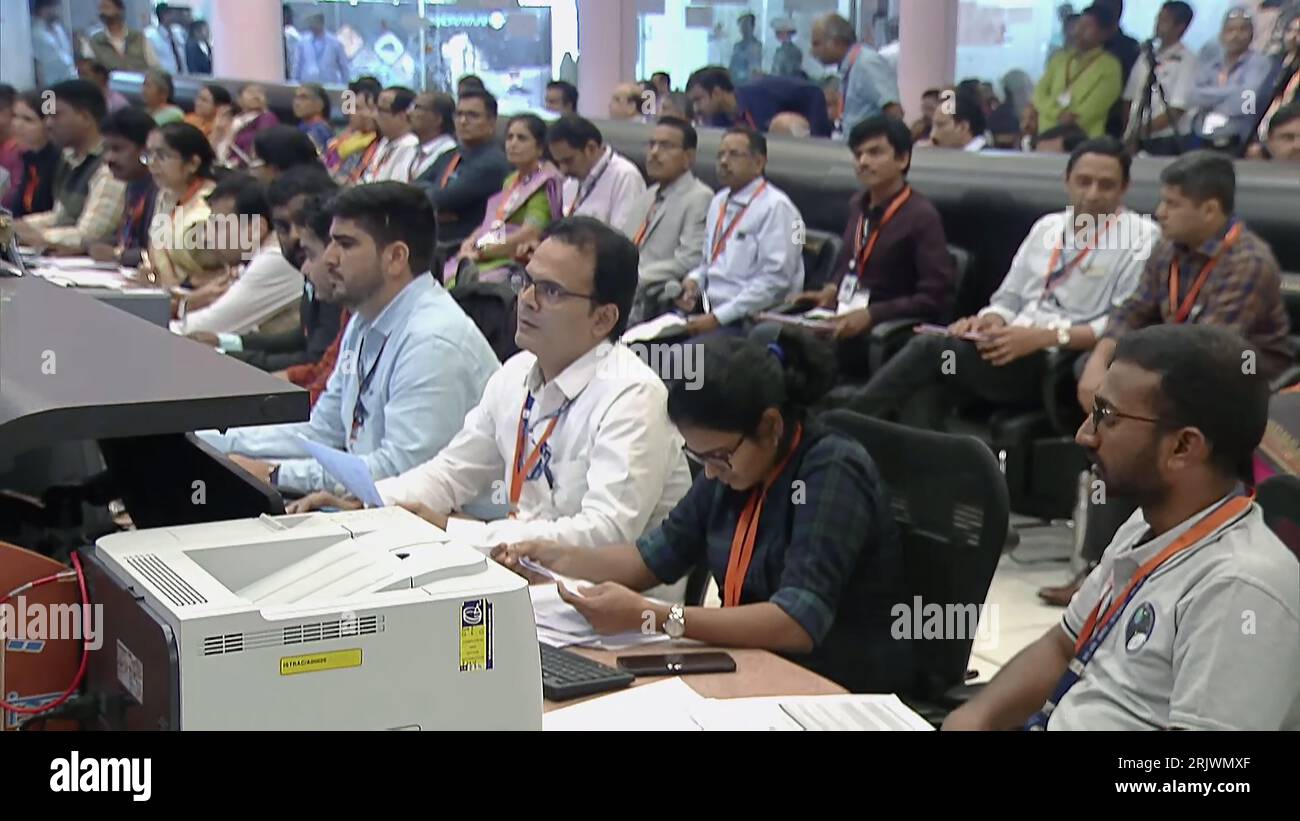 Bengaluru, India. 23rd Aug, 2023. Indian Space Research Organization ...