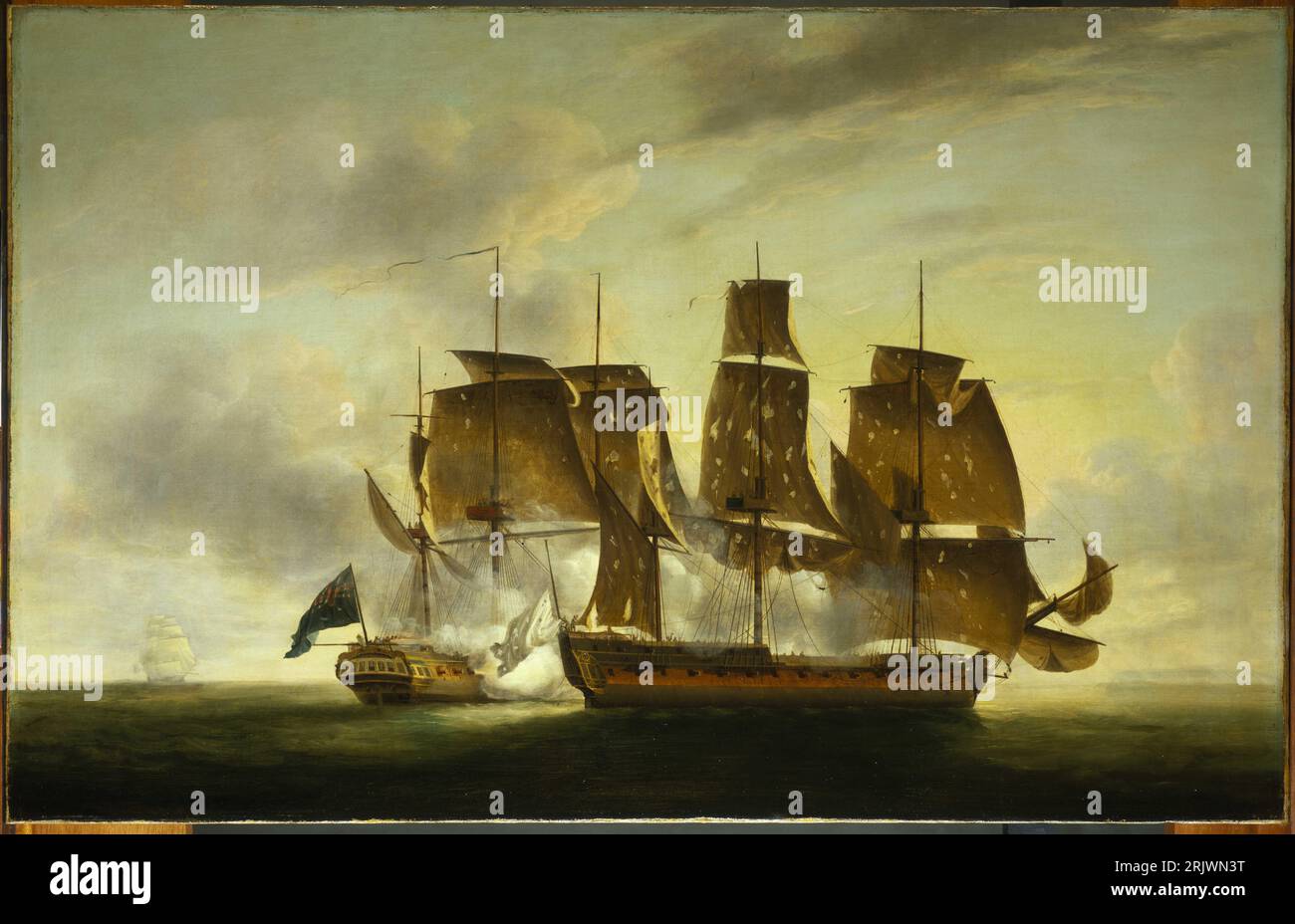 The capture of the 'Amazone' by HM ship 'Santa Margarita', 29 July 1782 ...