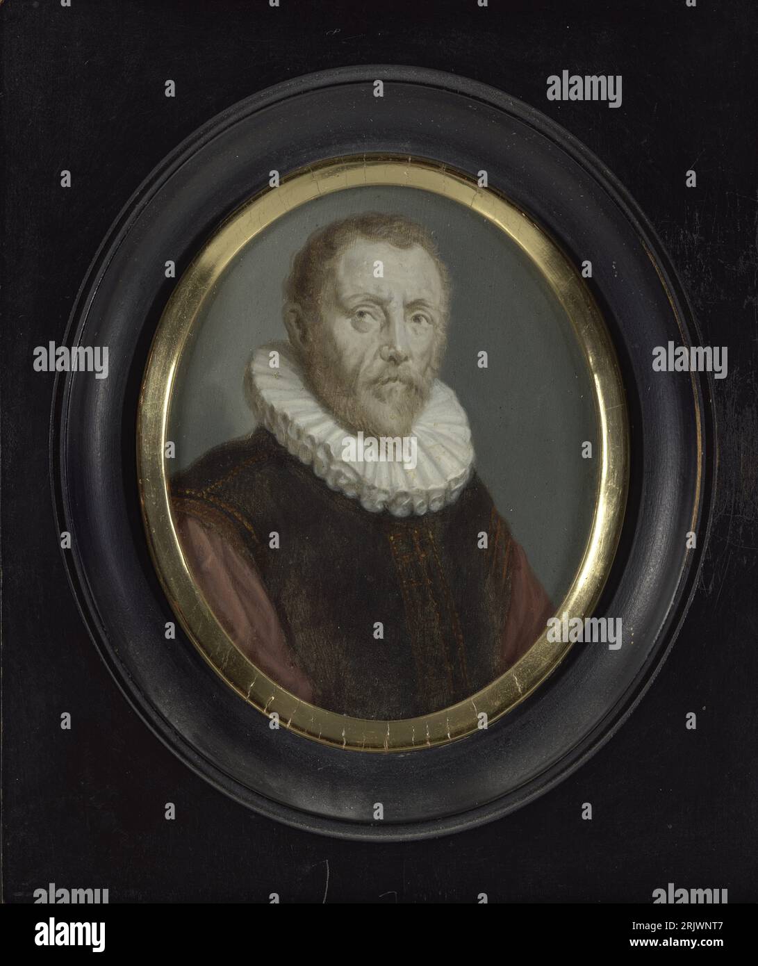 Portret van Petrus Hogerbeets between 1700 and 1720 by Arnoud van Halen ...