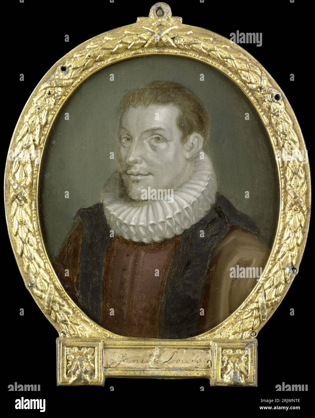 Portrait of Johan van der Does the Younger, Librarian in Leiden between ...