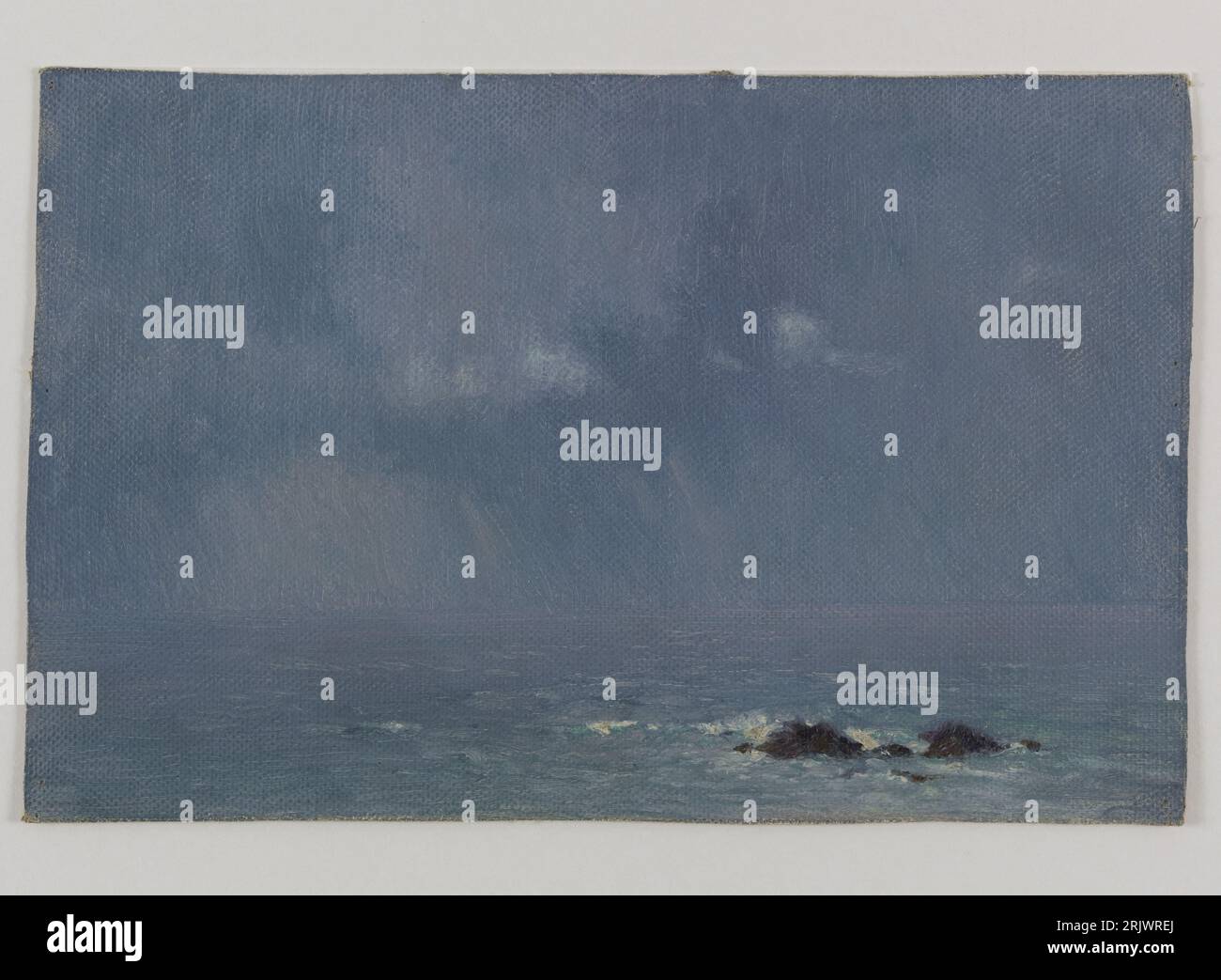 Paysage aux deux rochers circa 1910 by Henry Brokmann Stock Photo - Alamy