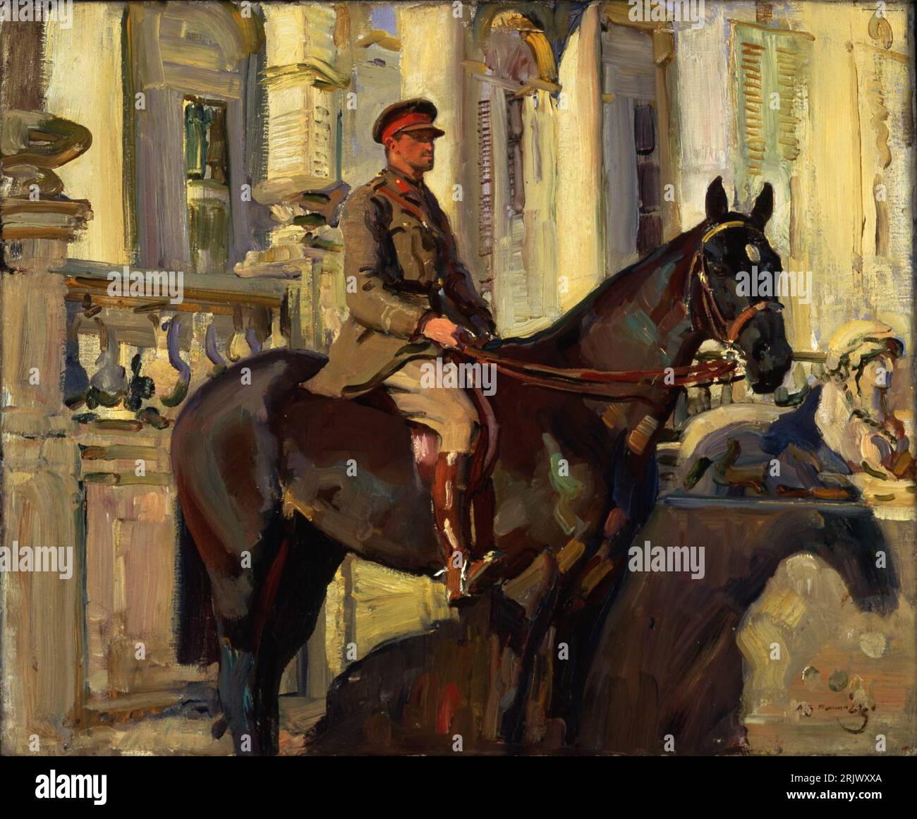 Captain Prince Antoine of Orleans and Braganza 1918 by Alfred Munnings ...
