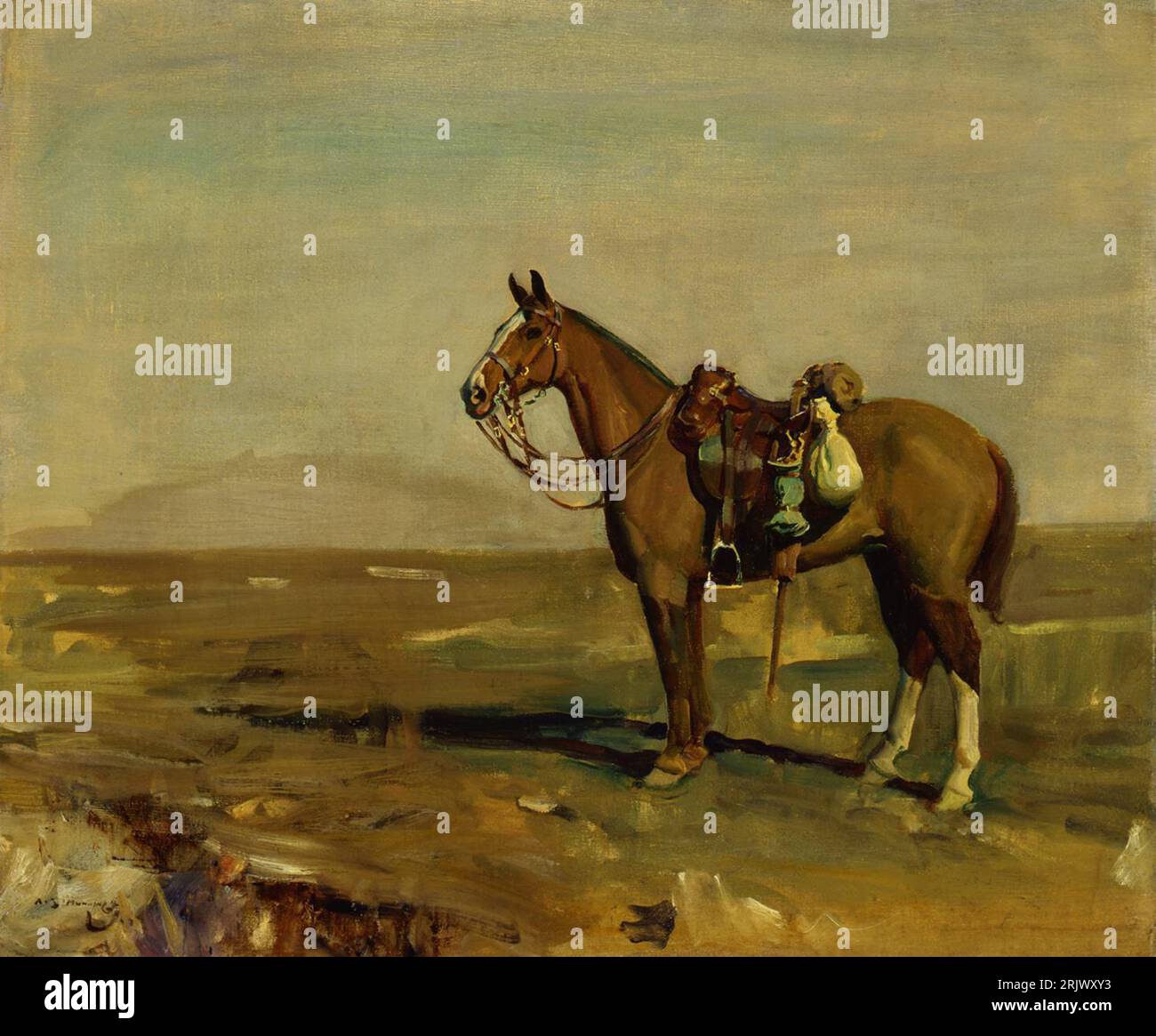 Brigadier-General Paterson’s Mare, Peggy before 1919 by Alfred Munnings ...