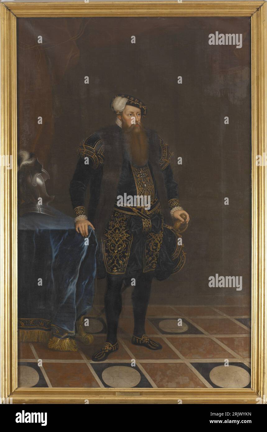 Gustav I, 1496-1560, kung av Sverige 1776 by Ulrika Pasch Stock Photo ...