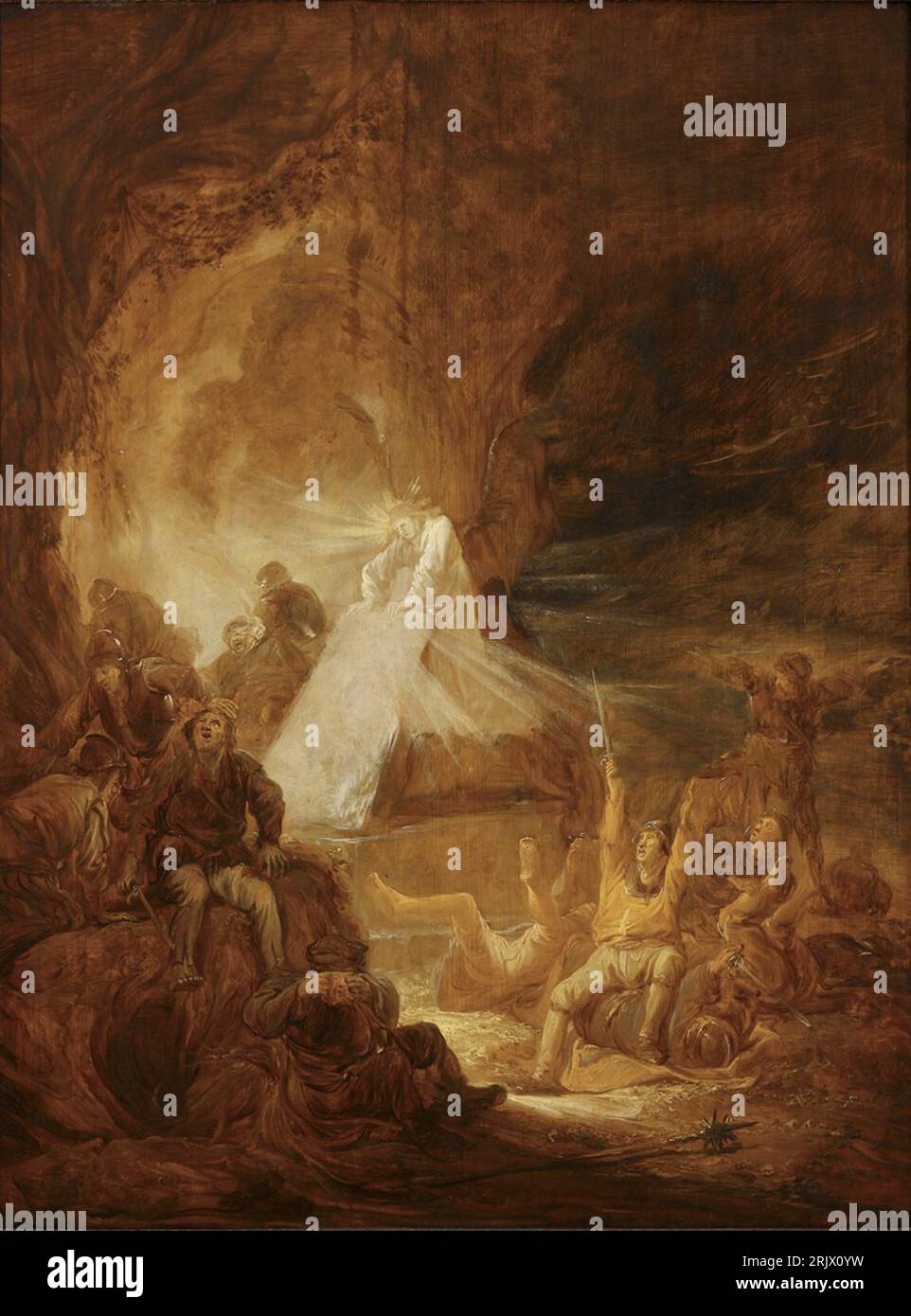 The Resurrection of Christ circa 1640 by Benjamin Gerritsz Cuyp Stock ...