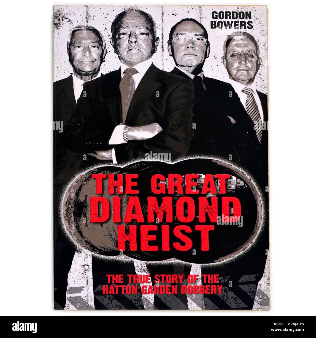 The Great Diamond Heist - by Gordon Bowers. Book cover. Studio set up ...