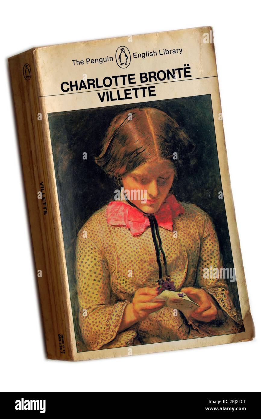 Charlotte Bronte,- Villette - Book cover. Studio set up Stock Photo - Alamy