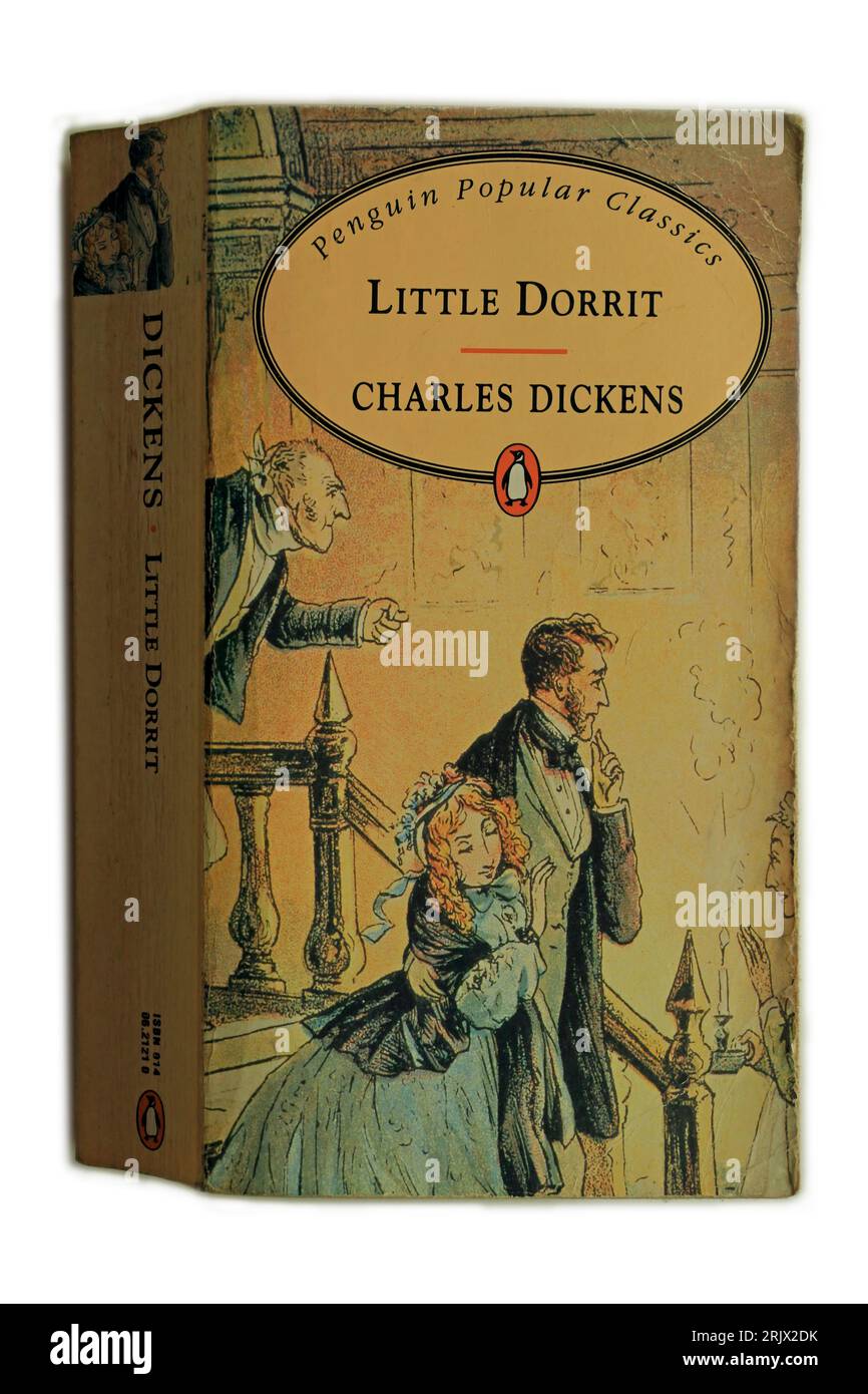 Charles Dickens - Little Dorrit. Book cover. Studio set up Stock Photo ...