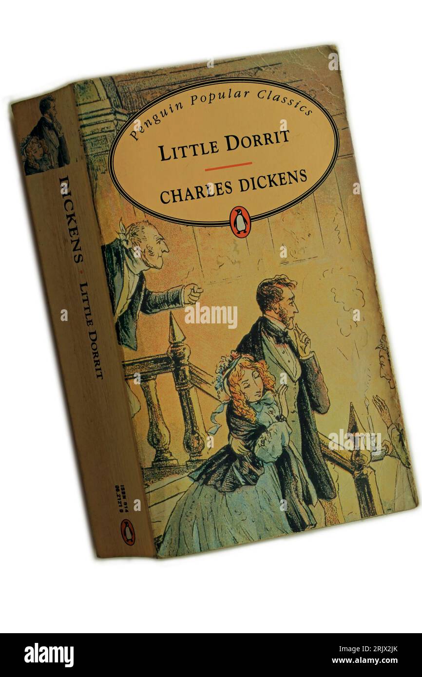 Charles Dickens - Little Dorrit. Book cover. Studio set up Stock Photo ...