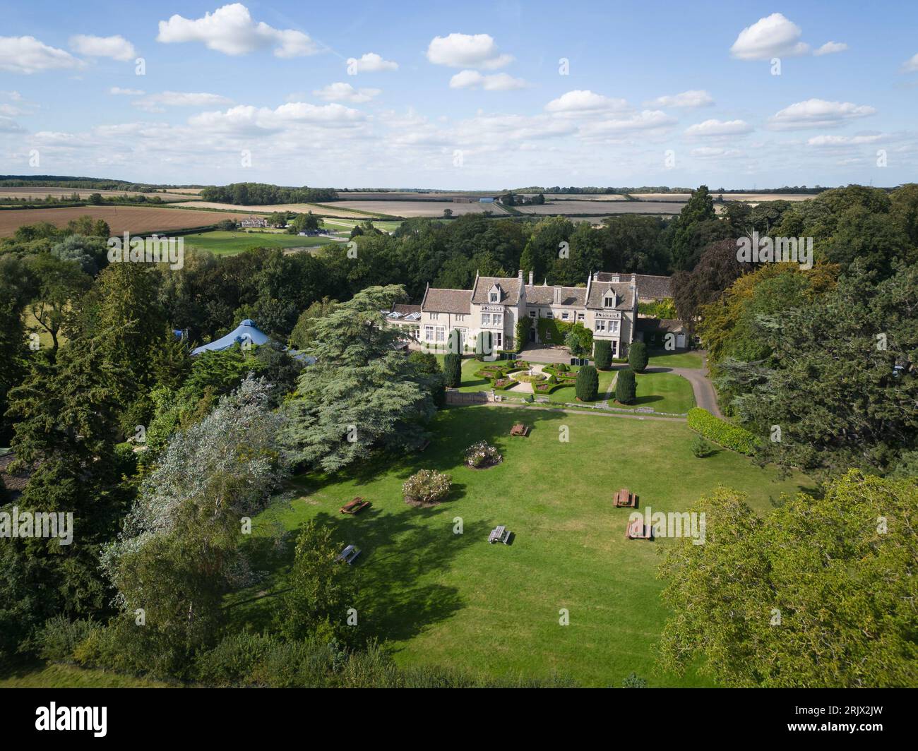 Tolethope Hall near Little Casterton, Rutland, England, the location of ...